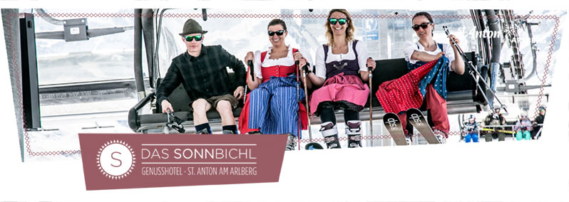 Skilift Kapall mit Skifahrer | Unterkunft St. Anton - Hotel "Das ...